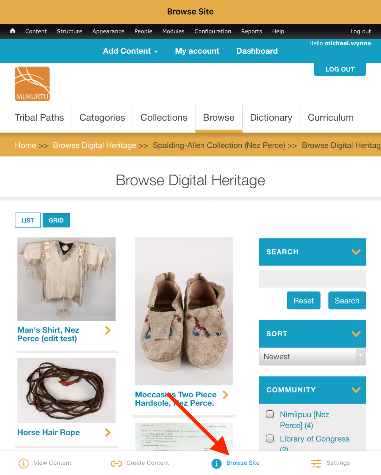 Mukurtu Mobile Layout | Mukurtu CMS